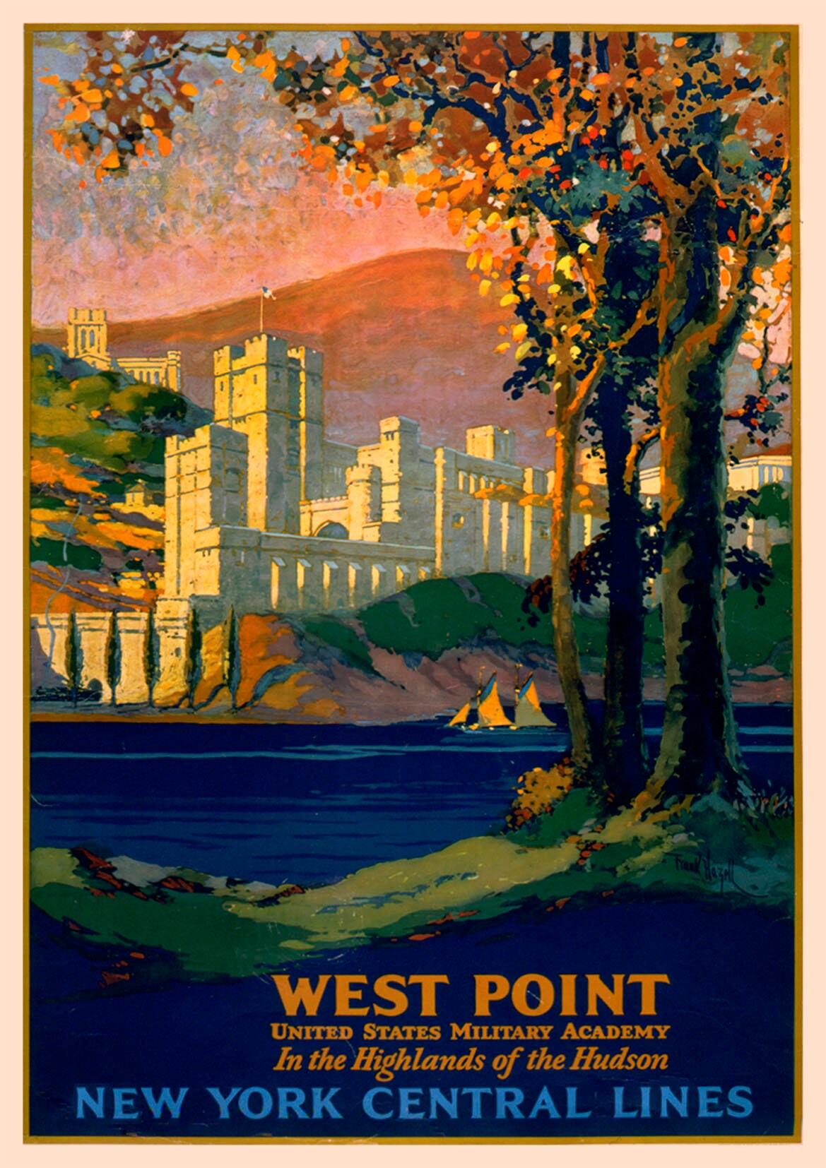 West Point Poster: Vintage American Military Academy Print - Etsy