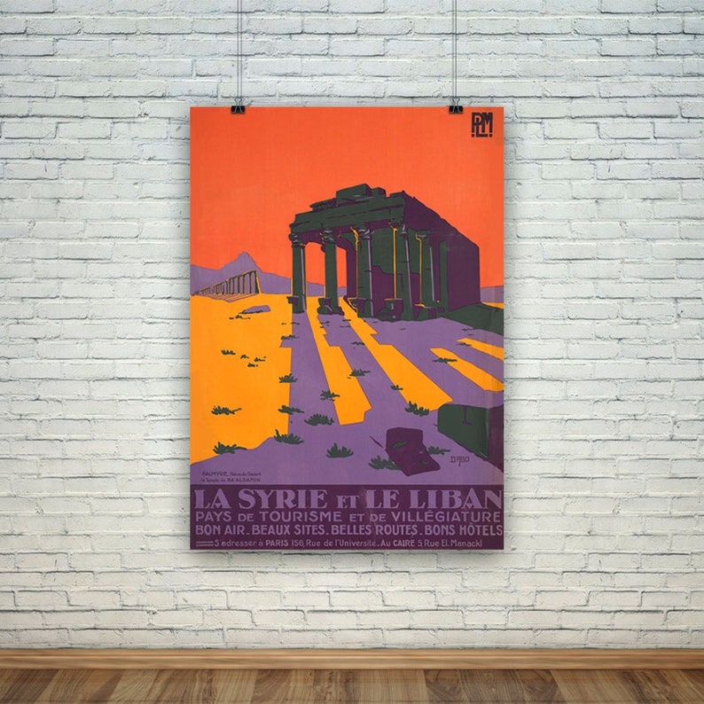 Syria Poster: Vintage Travel Poster - Etsy