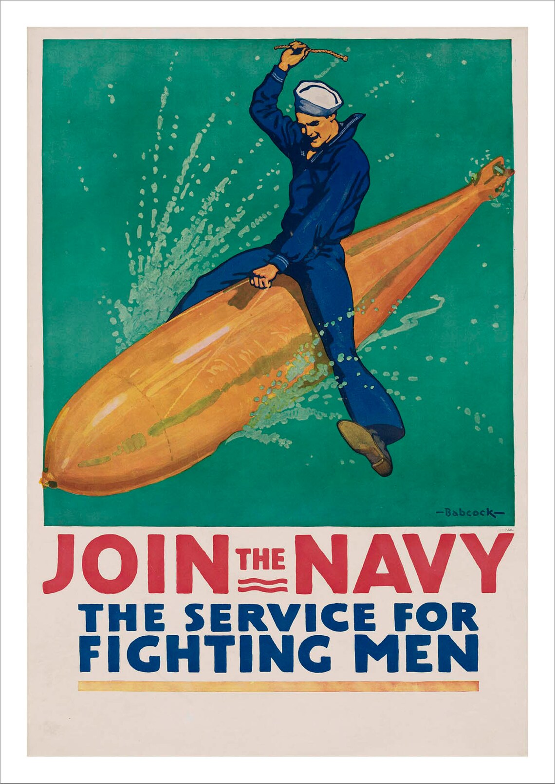 Join the Navy Poster: Sailor Recruitment Advert Print - Etsy
