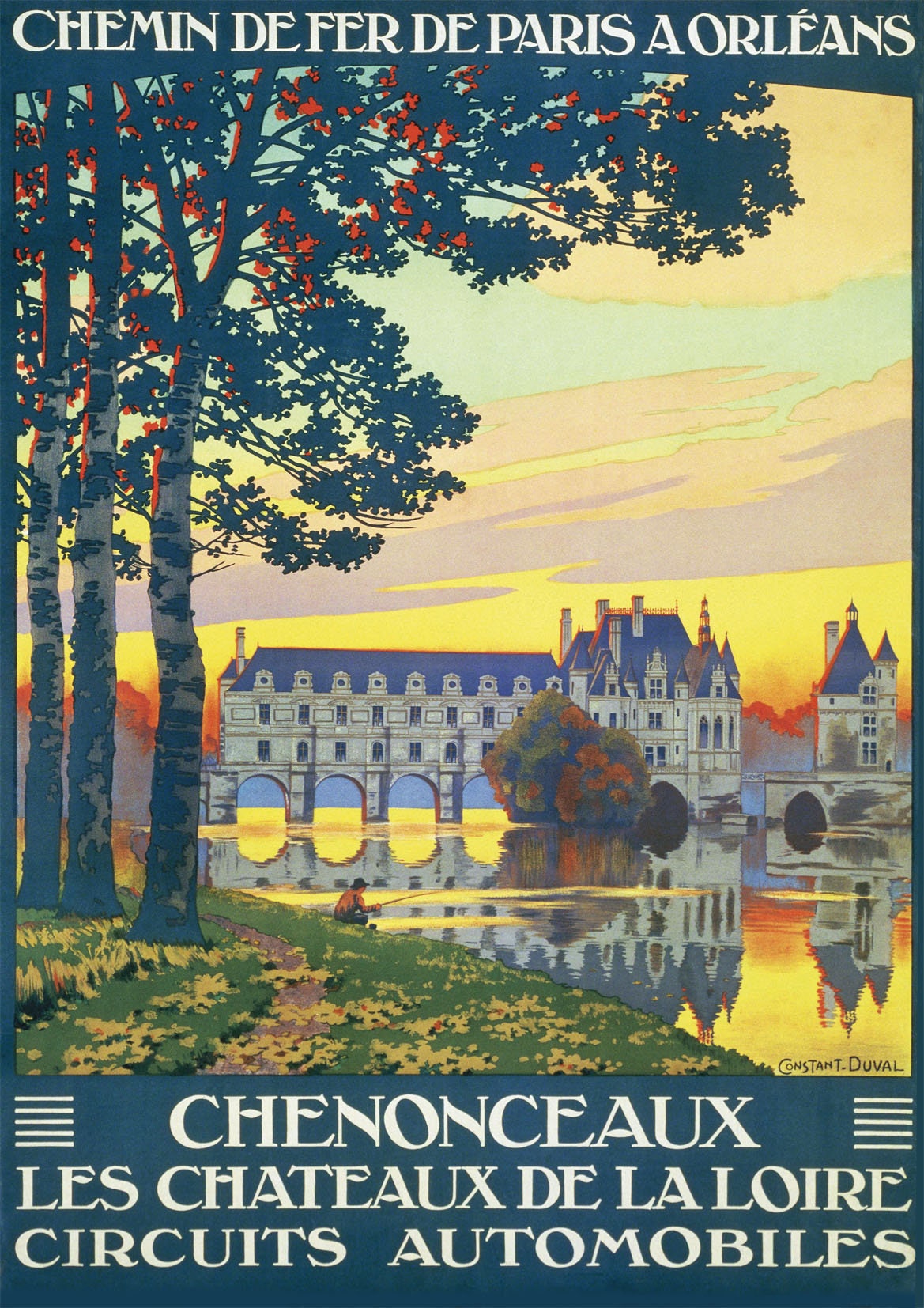 Chenonceaux Posters: French Chemin De Fer Travel Print - Etsy Chenonceaux Posters: French Chemin De Fer Travel Print - Etsy