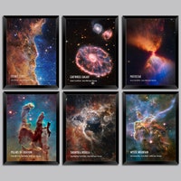 NASA Space Photographs: Hubble and James Webb Nebula and Galaxy Posters ...