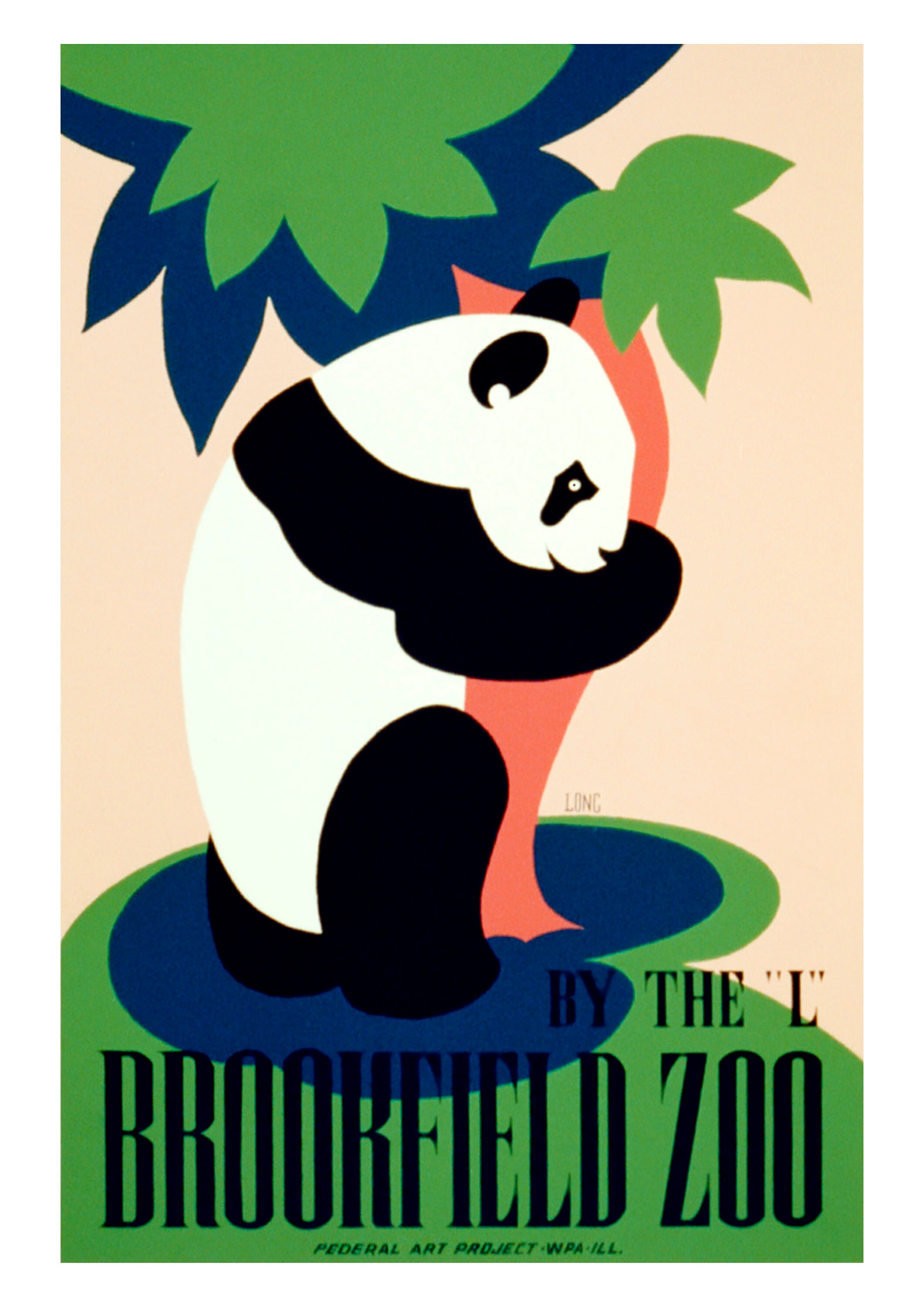 Zoo Posters: Visit the Brookfield Zoo Animal Themed Prints | Etsy