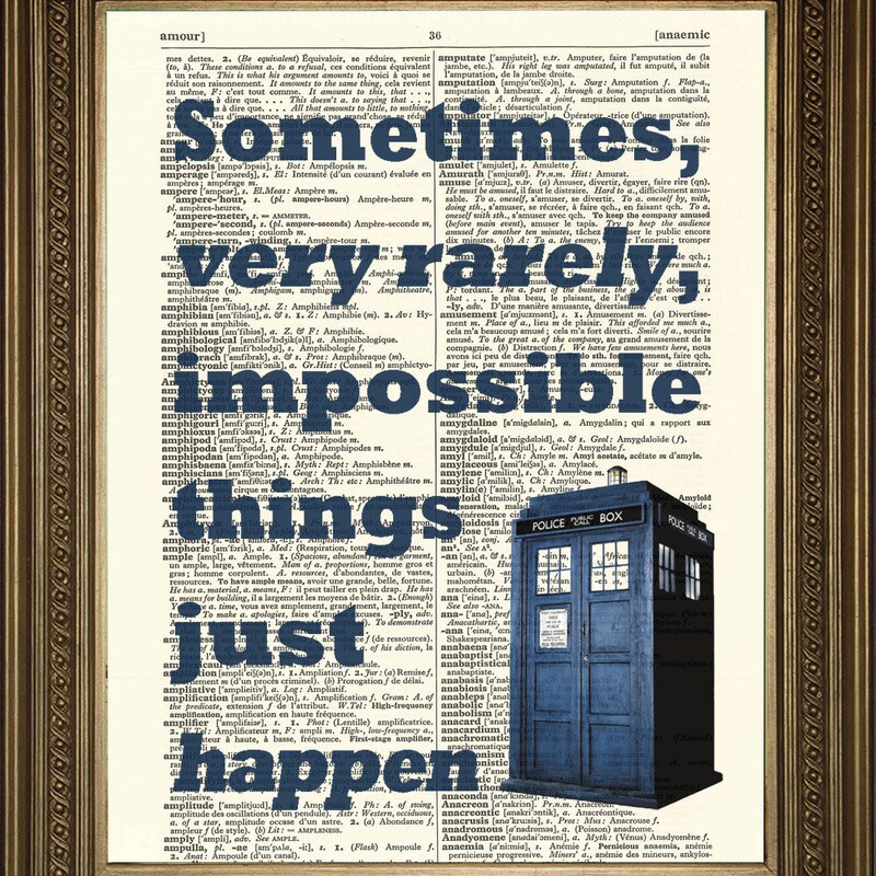 Doctor Who Print - Etsy