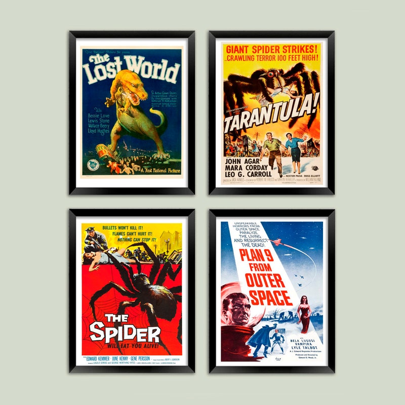 B Movie Poster - Etsy