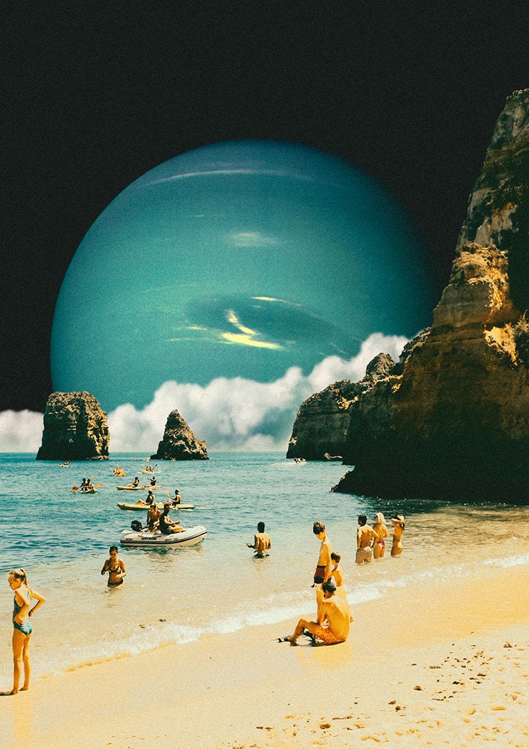 Collage Posters: Surreal Picture Mash-up Artworks by Taudalpoi - Etsy UK