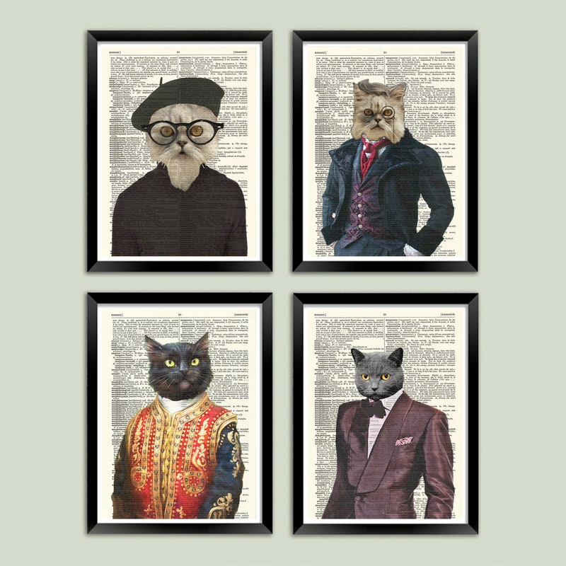Cat Picture Dictionary - Etsy UK