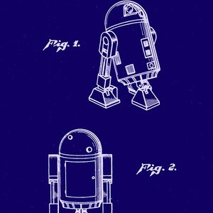 Star Wars Patent Prints: C-3PO, R2-D2 and Yoda Blueprints - Etsy