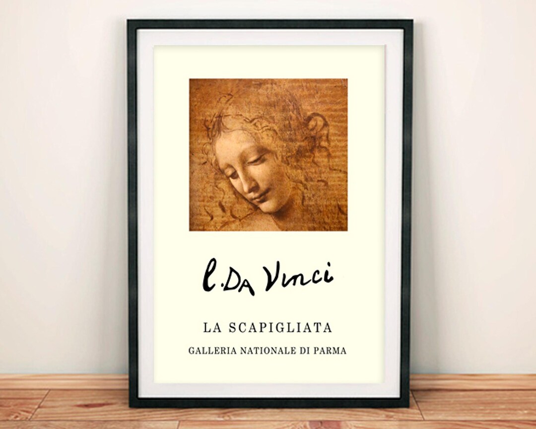Leonardo Da Vinci Poster: Renaissance Inspired Art Gallery Exhibition ...