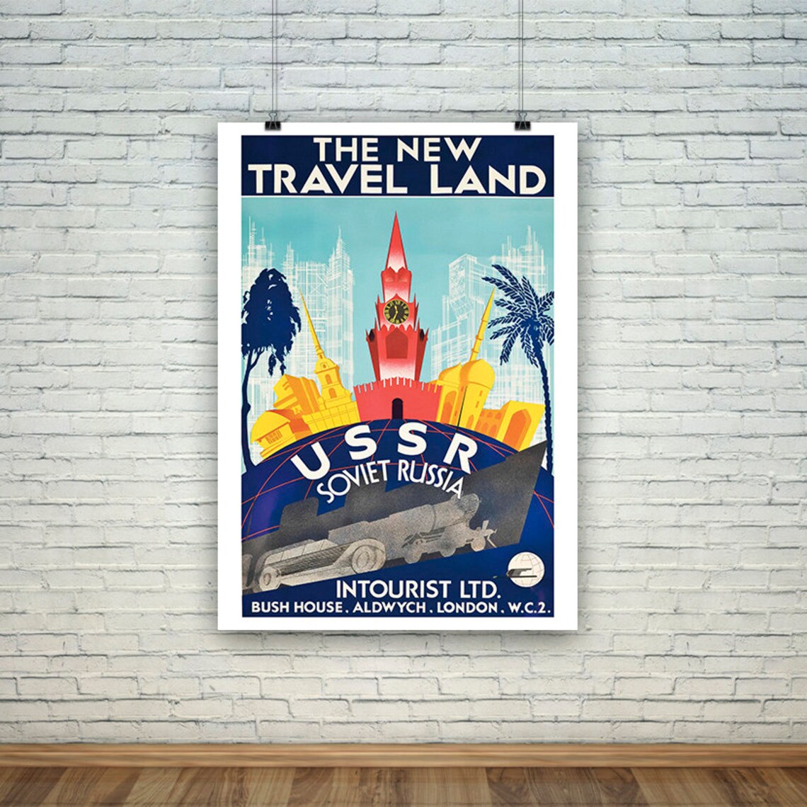 USSR Poster: Vintage Soviet Union Travel Print - Etsy