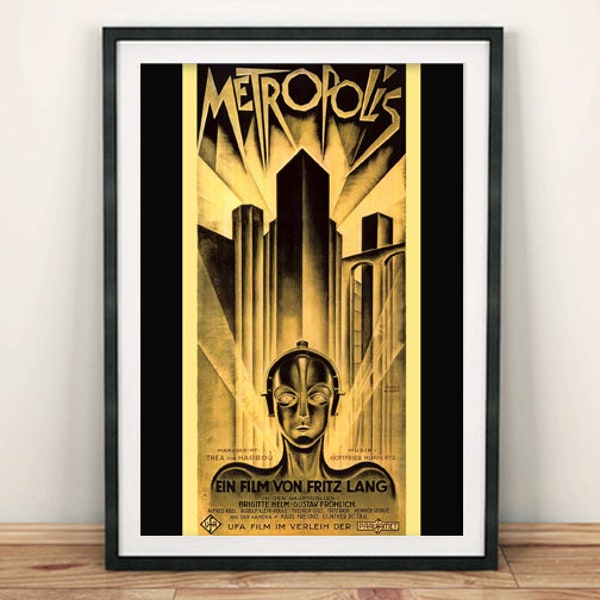 Metropolis Poster - Etsy