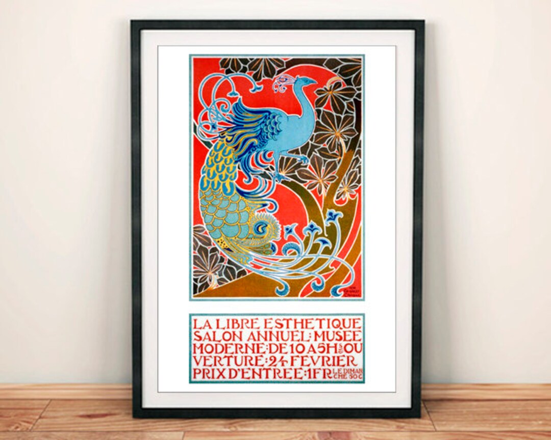 La Libre Esthetique Poster: Modern Art Gallery Exhibition Print - Etsy