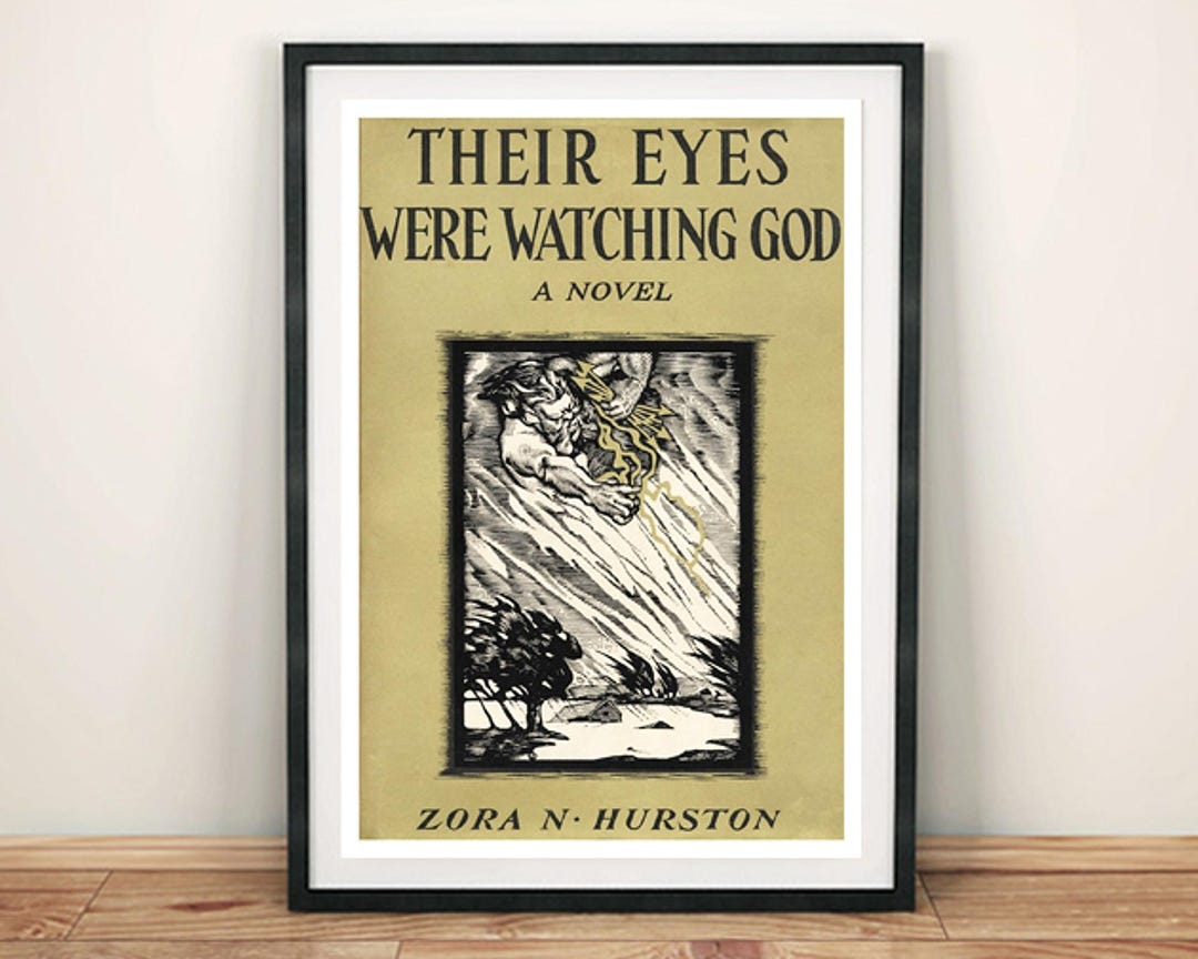 Their Eyes Were Watching God Poster: Vintage Zora Hurston Book Cover ...
