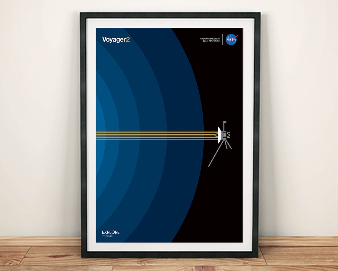Voyager 2 Interstellar Space Poster by NASA - Etsy