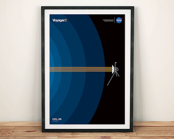 Voyager 2 Interstellar Space Poster by NASA | Etsy