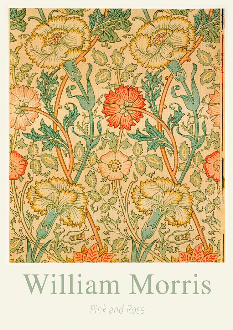 William Morris Prints: Victorian Arts and Crafts Textile | Etsy UK