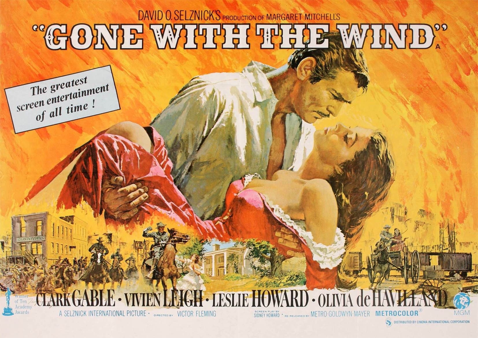 Movie Poster Gone With The Wind
