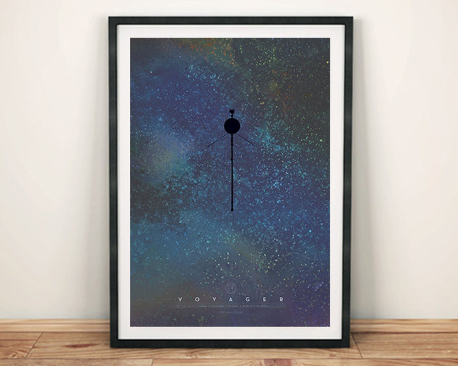 NASA Voyager Poster Explorer Spacecraft Art Print - Etsy UK