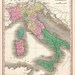 Italy Map Print: Vintage Italian Atlas Artwork - Etsy