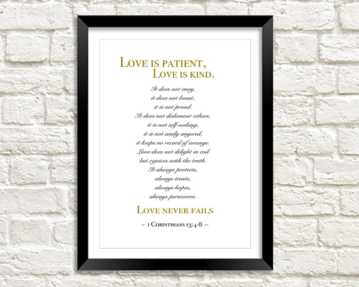 Wedding vows based on 1 corinthians 13 | Honestweddingadvice.com