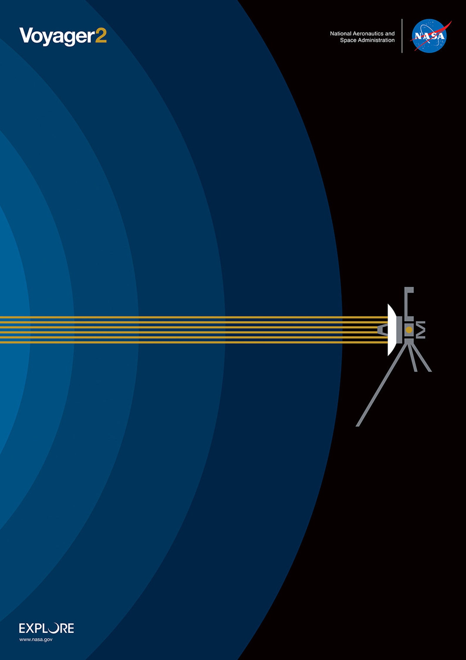 Voyager 2 Interstellar Space Poster by NASA - Etsy