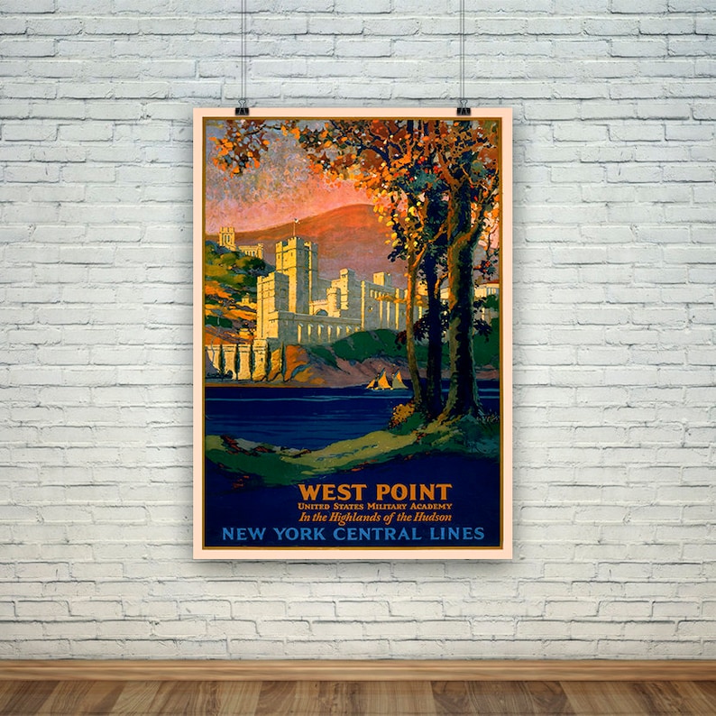 West Point Poster: Vintage American Military Academy Print - Etsy