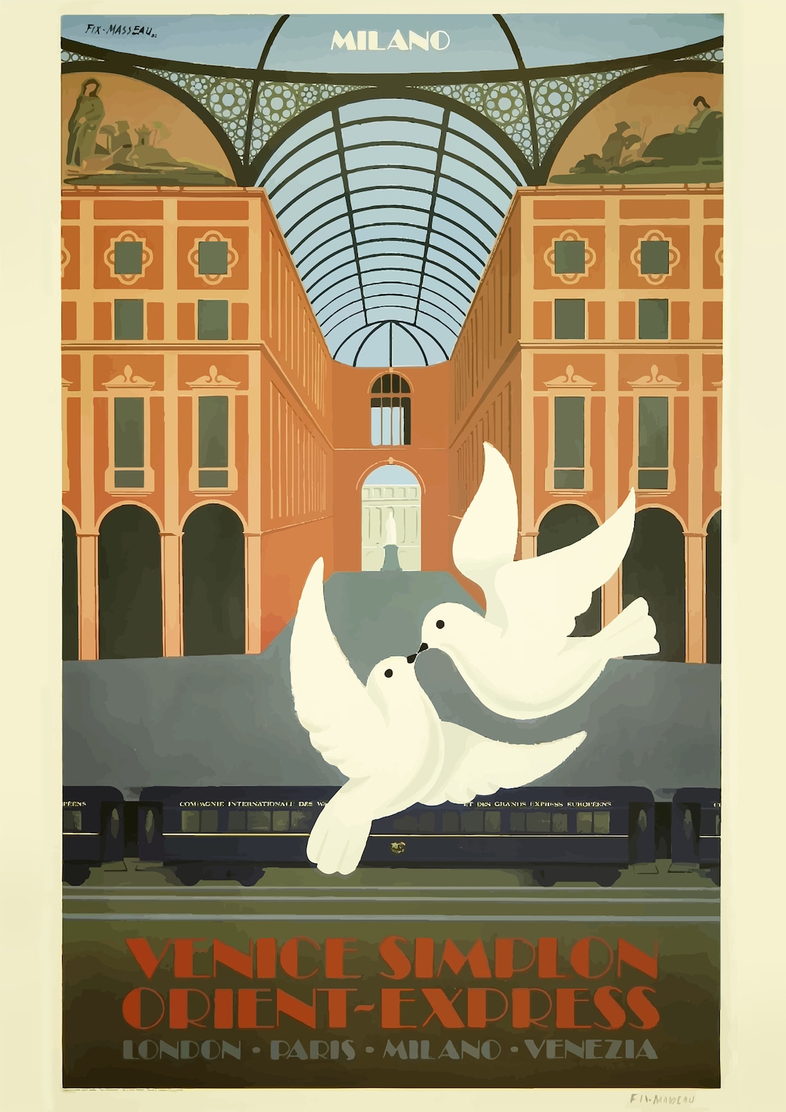 Orient Express Posters: Vintage Train Travel Prints - Etsy UK