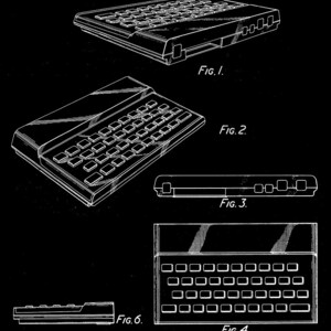 ZX Spectrum Computer Patent: Retro IT Technology Blueprint Art Poster ...