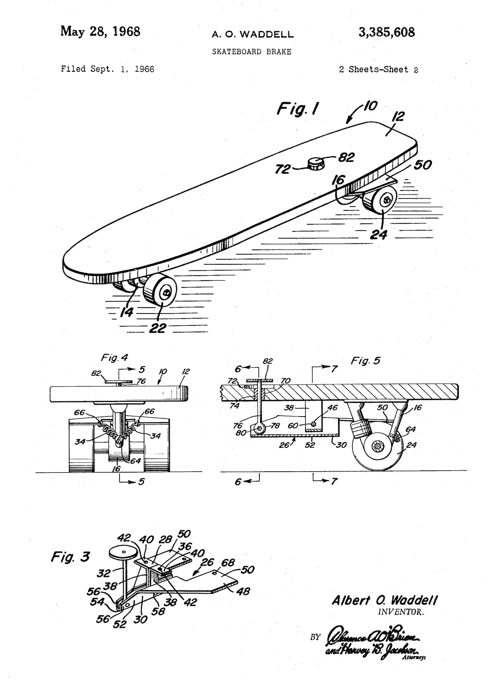 Skateboard Patent Prints: Skating Blueprint Art - Etsy