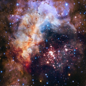 NASA Space Photograph: Hubble Westerlund Galaxy Poster - Etsy