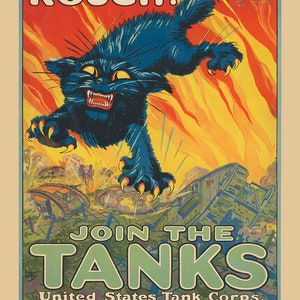 Join the Tanks Poster: Army Recruitment Advert Print - Etsy