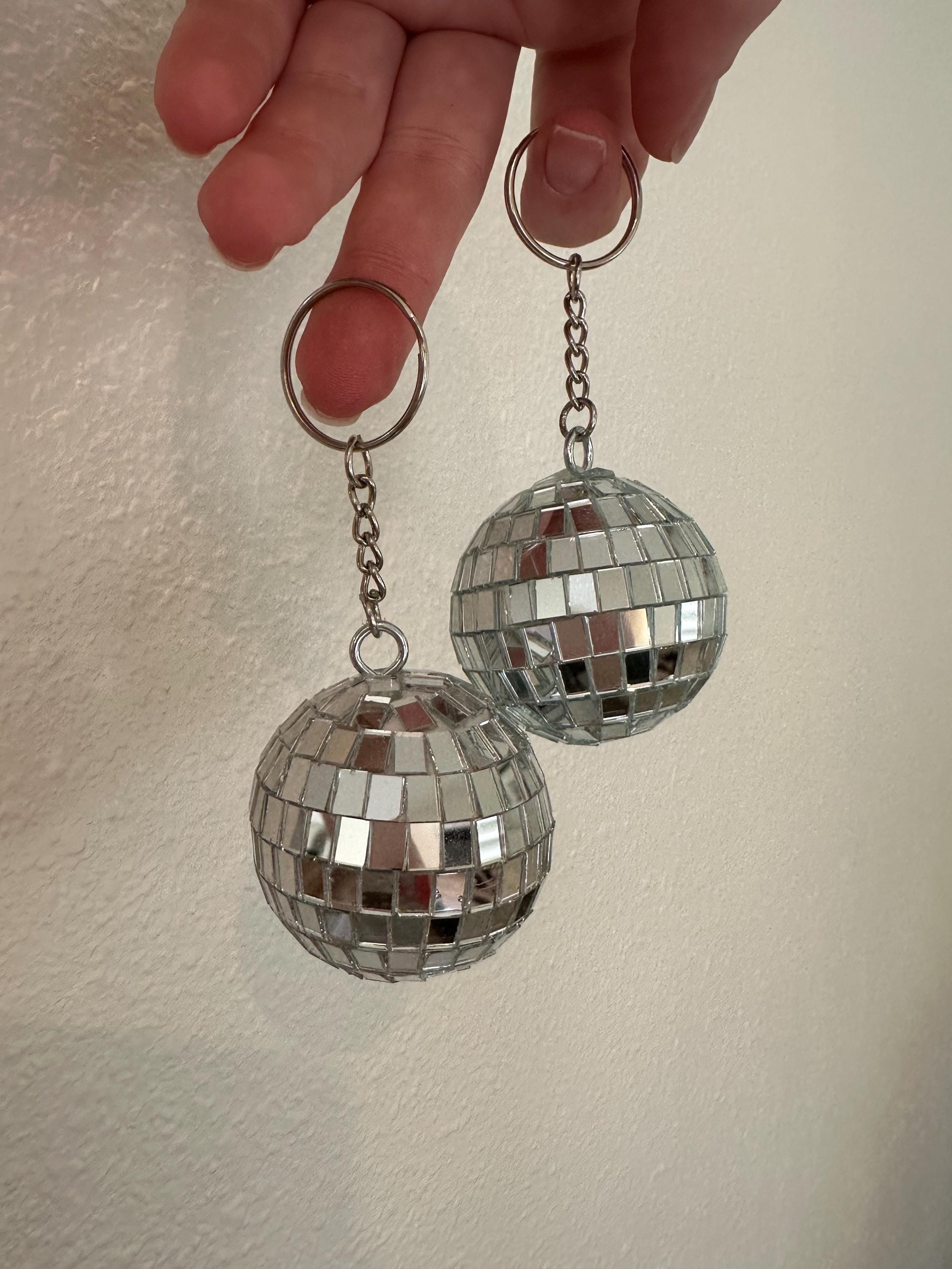 Disco Ball Keychain - Etsy