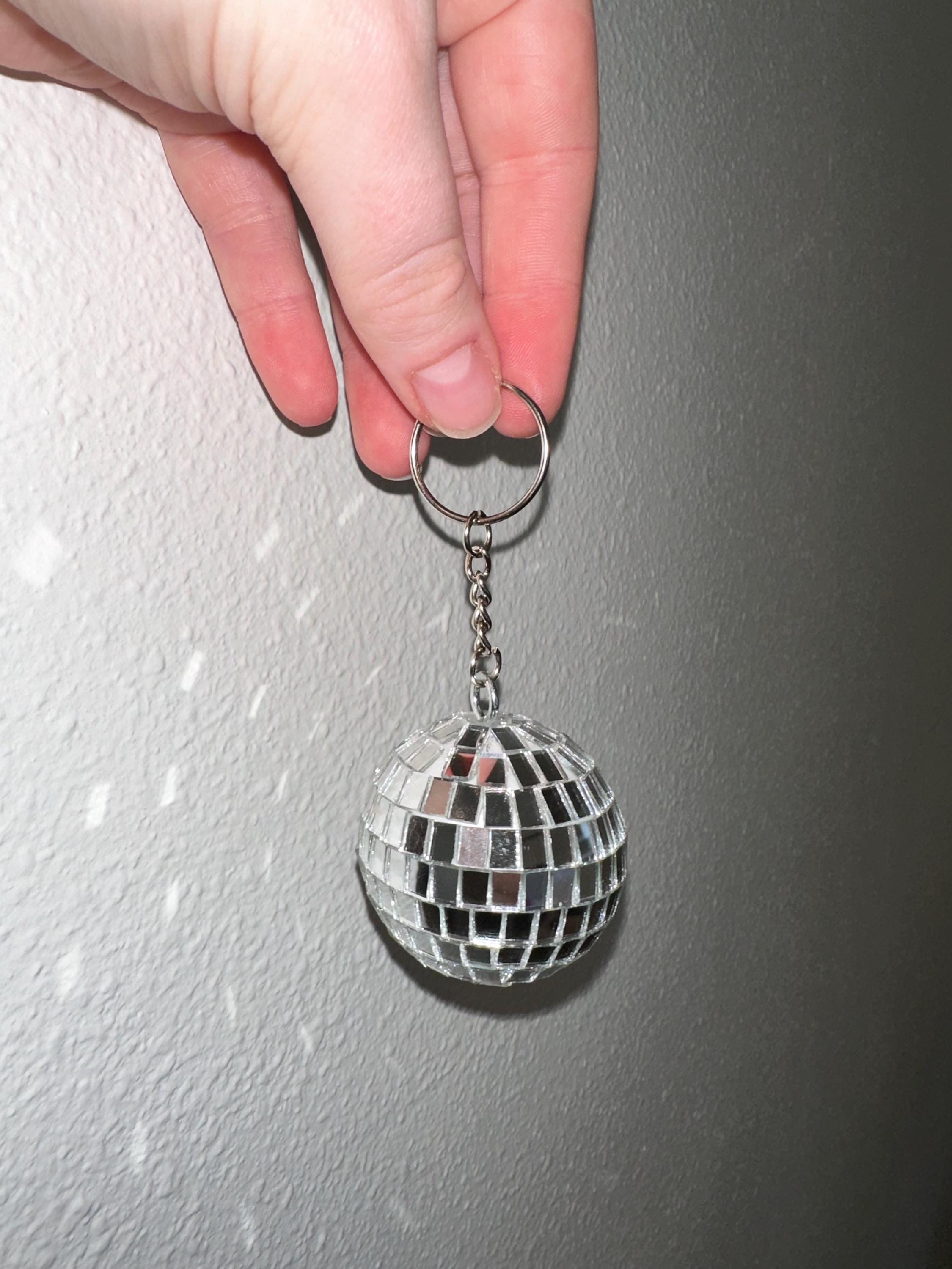 Disco Ball Keychain - Etsy