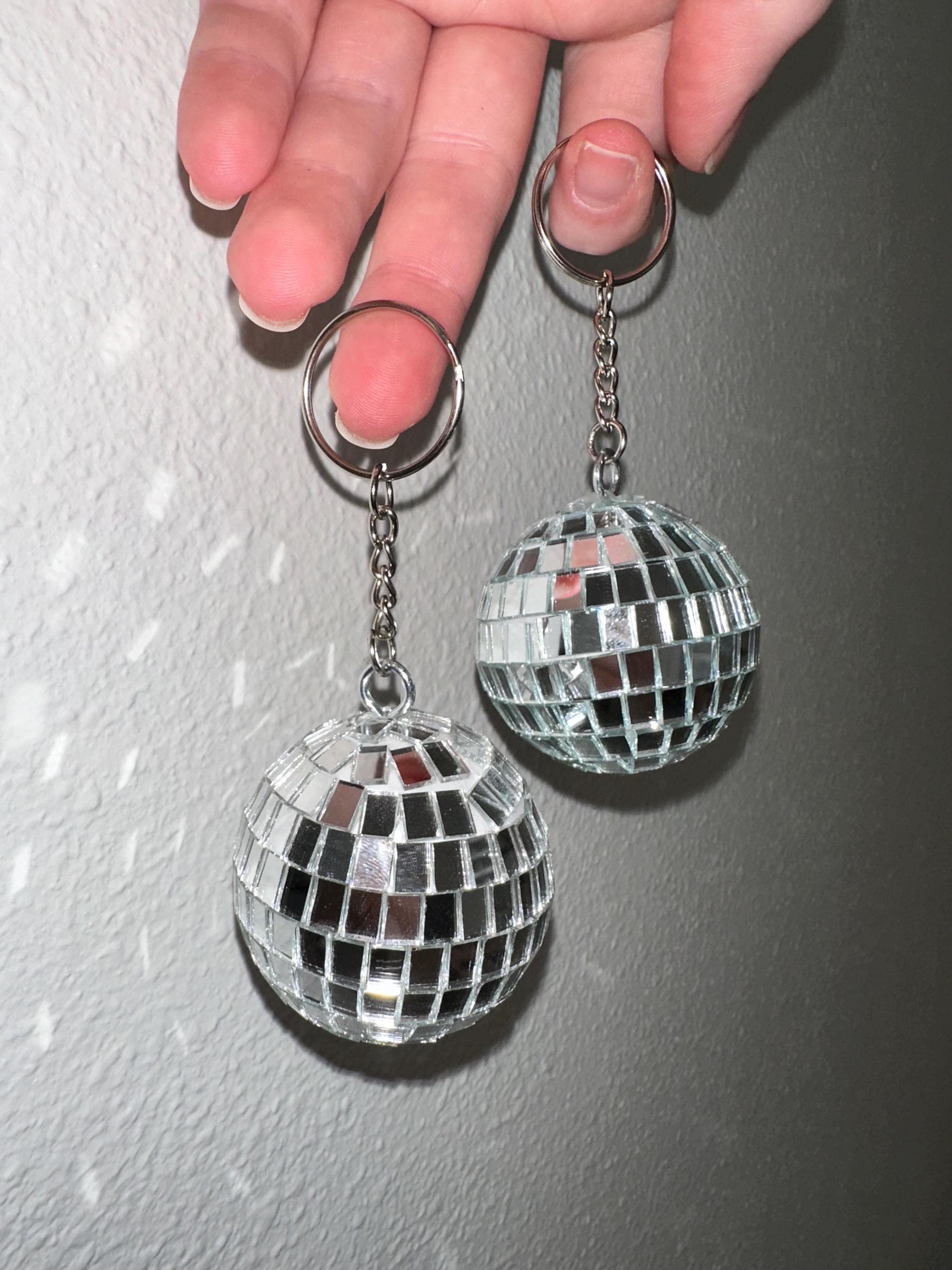 Disco Ball Keychain - Etsy