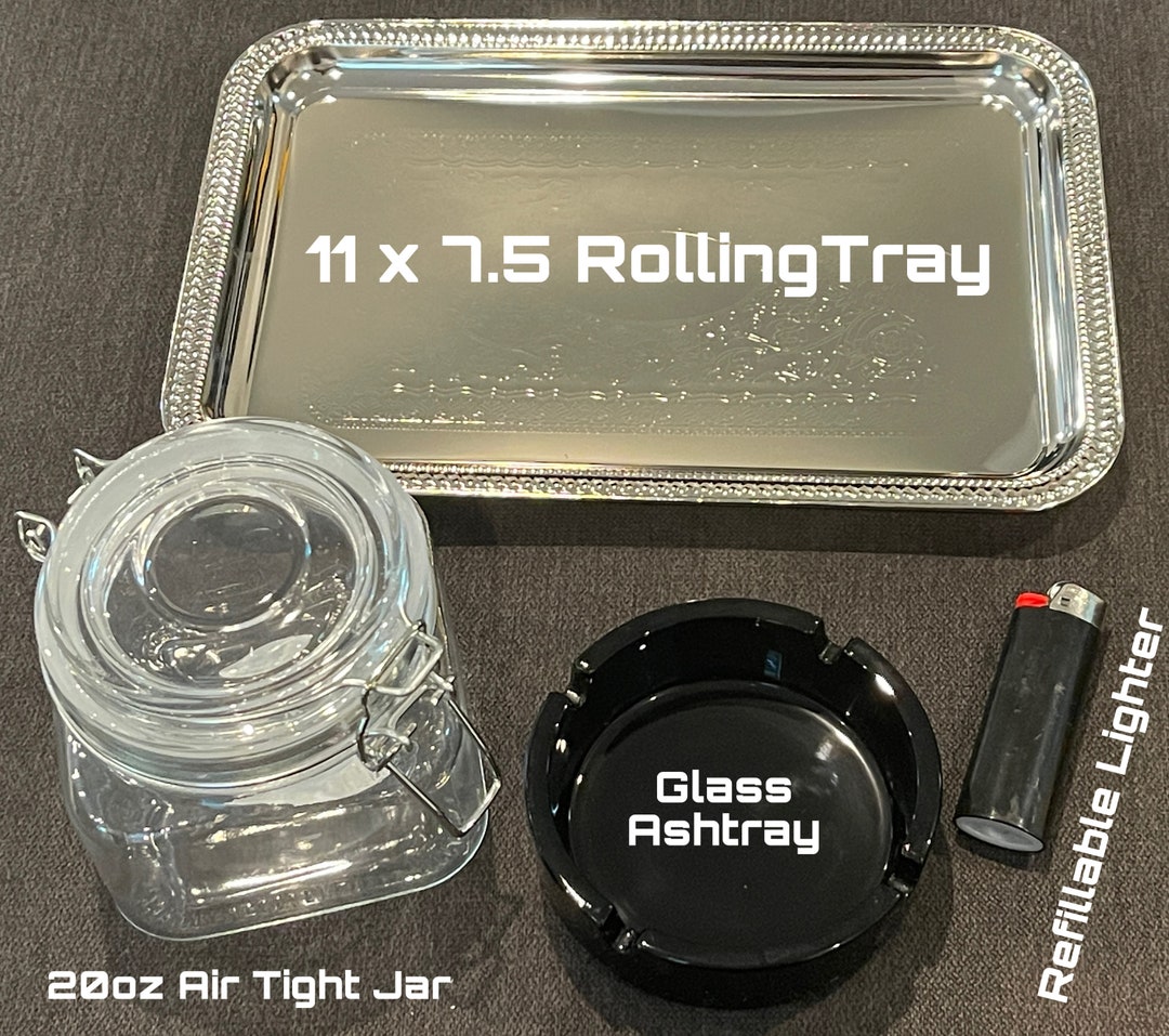 Customizable Weed Rolling Tray Set - Etsy