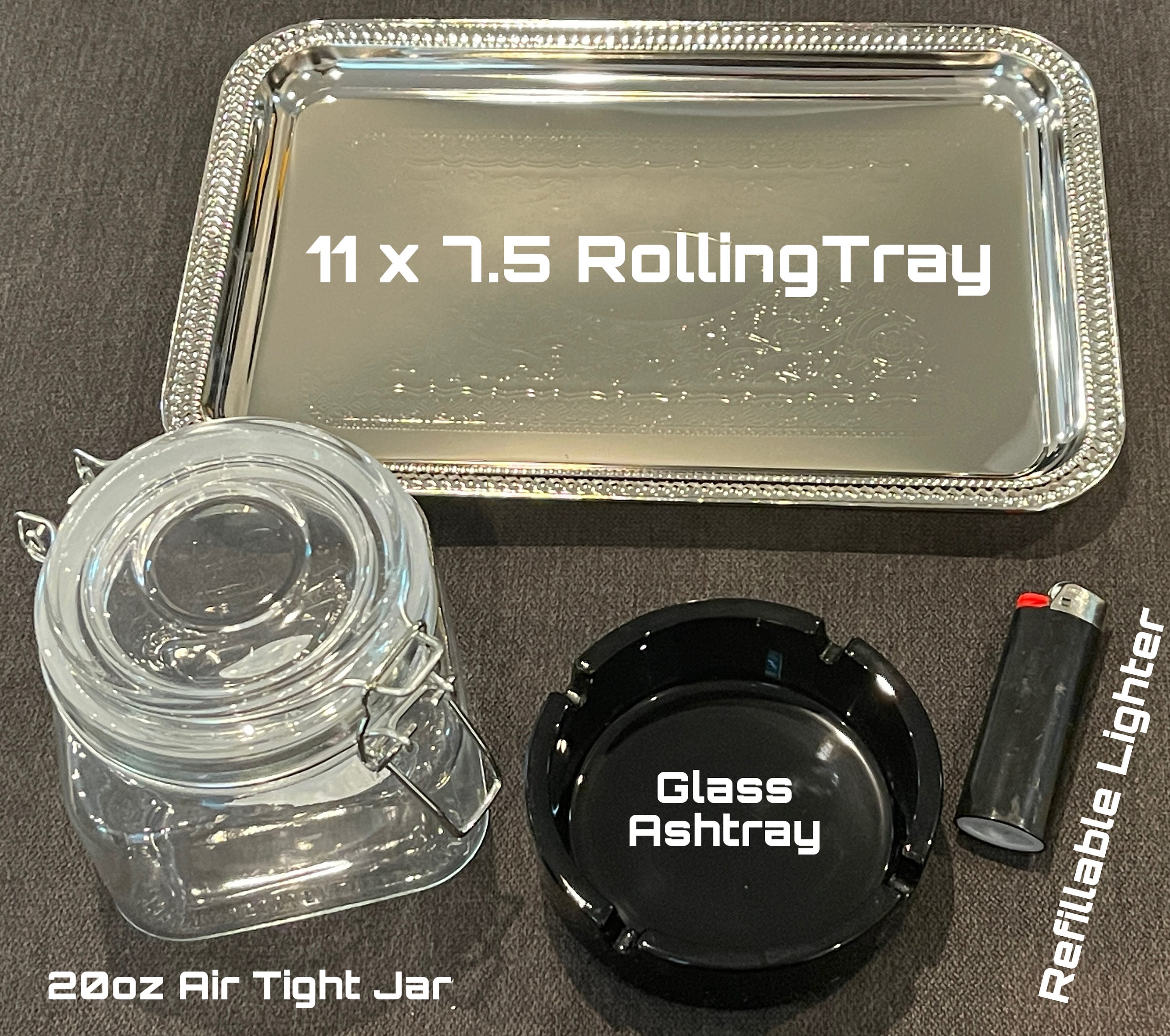 Customizable Weed Rolling Tray Set - Etsy