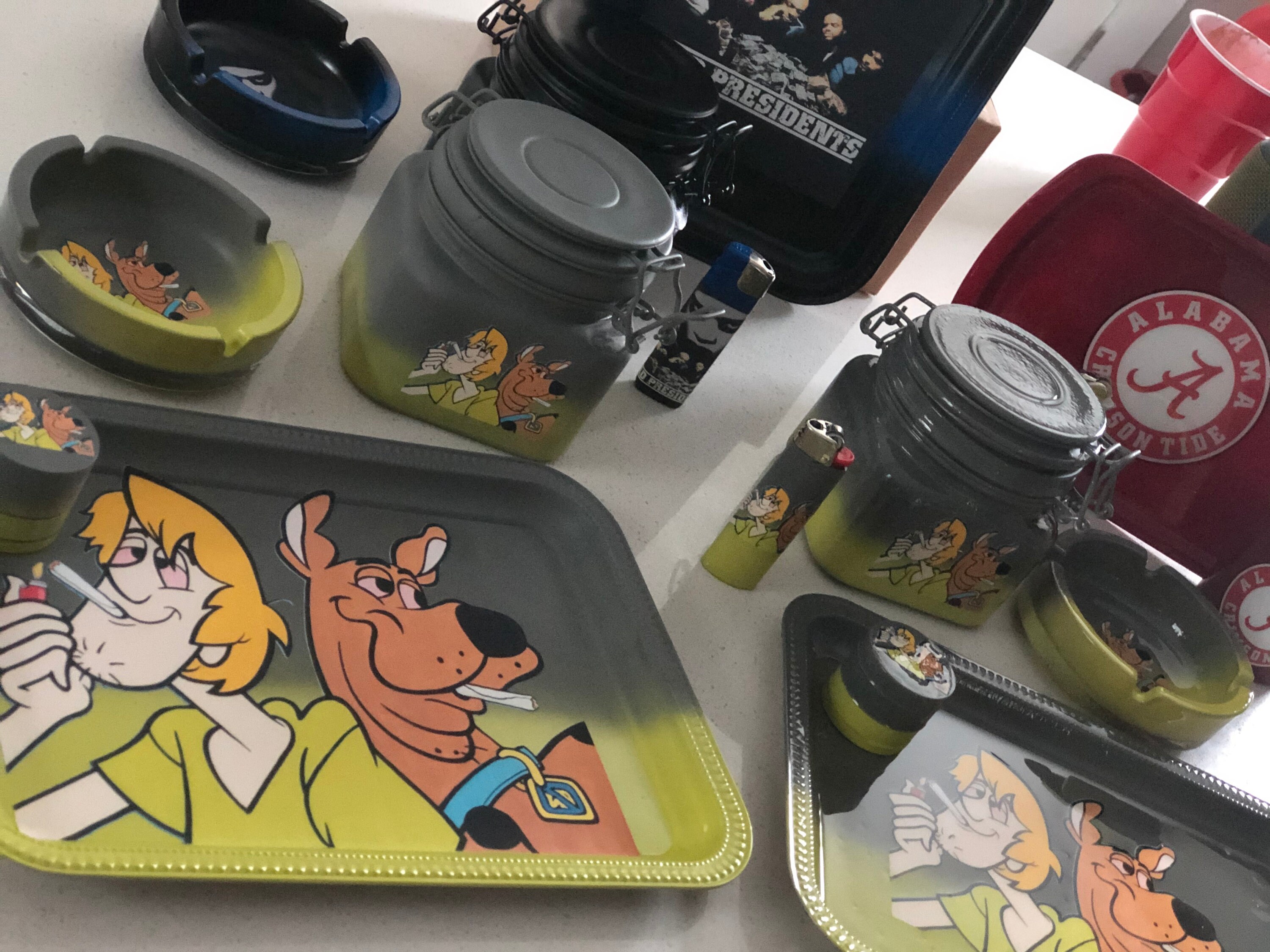 Scooby Doo Inspired Rolling Tray - Etsy