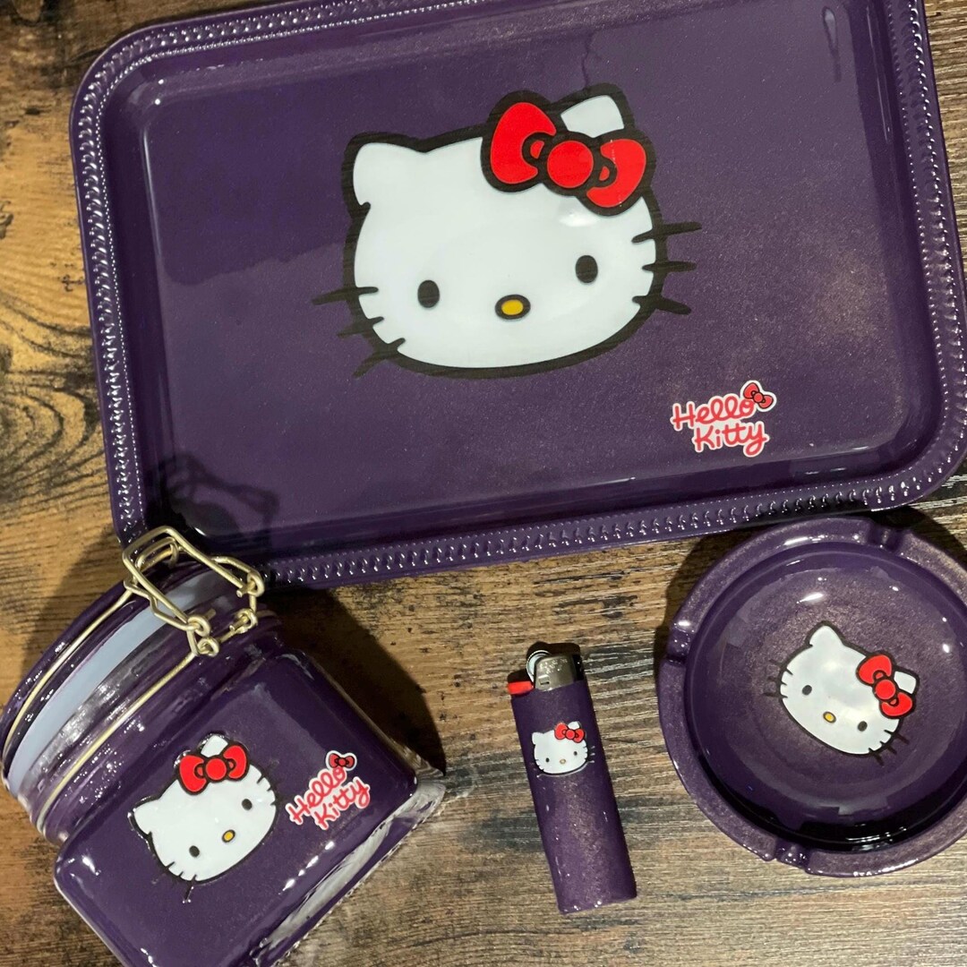 Hello Kitty Weed Rolling Tray or Tray Set (read) - Etsy