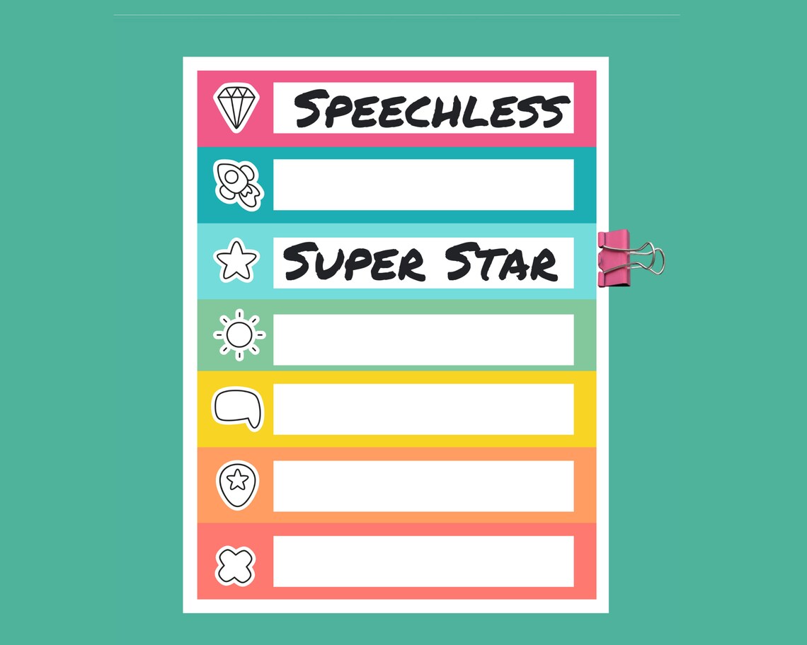 3 Behavior Clip Charts for Kids. DIY Behavior Chart, Goal Chart ...