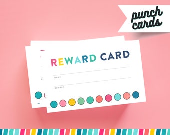 Punch Card for Kids | Etsy
