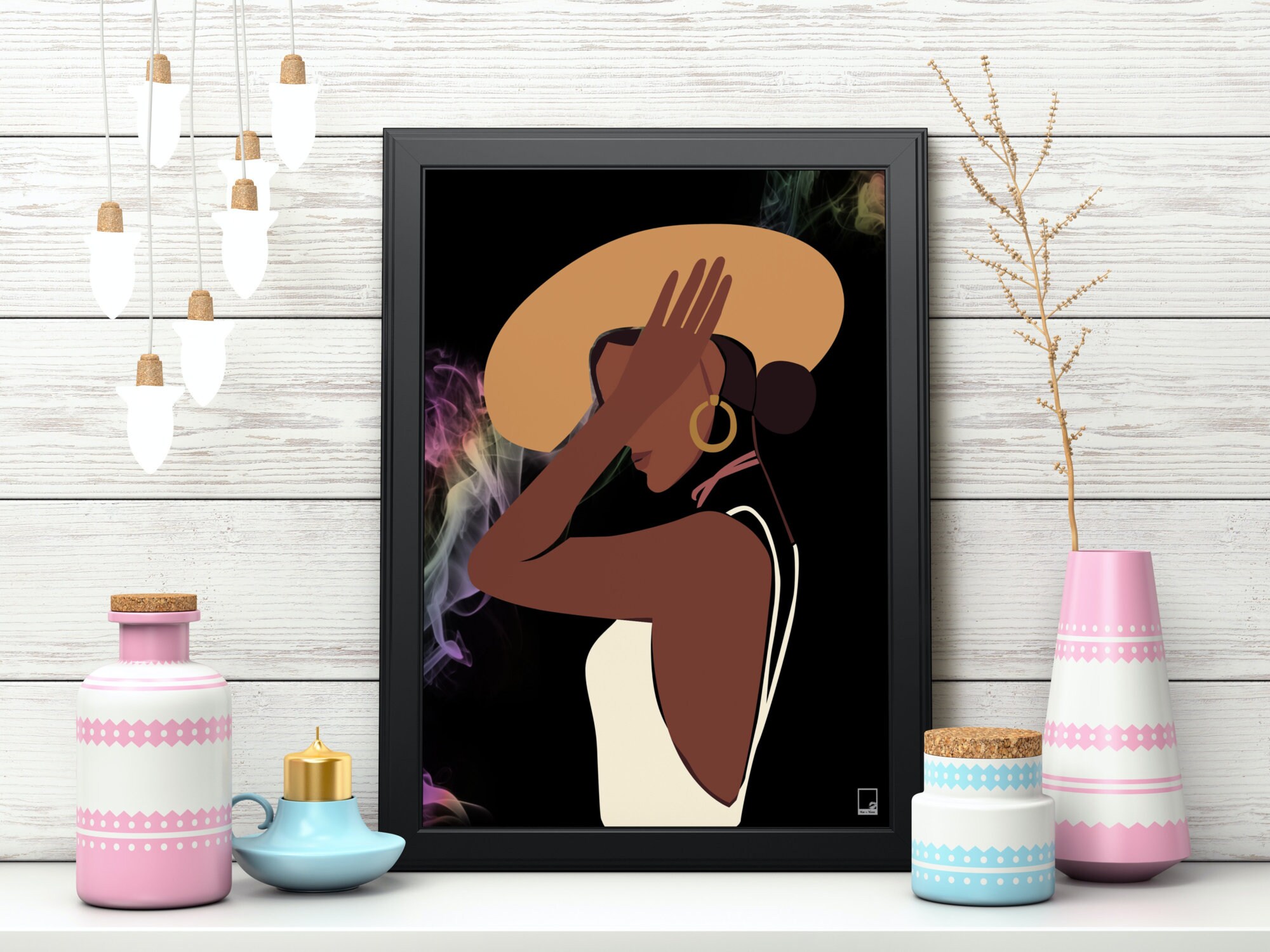 Printable BIPOC Female Art, Brilliant Destiny, Sassy Jewel, Instant ...