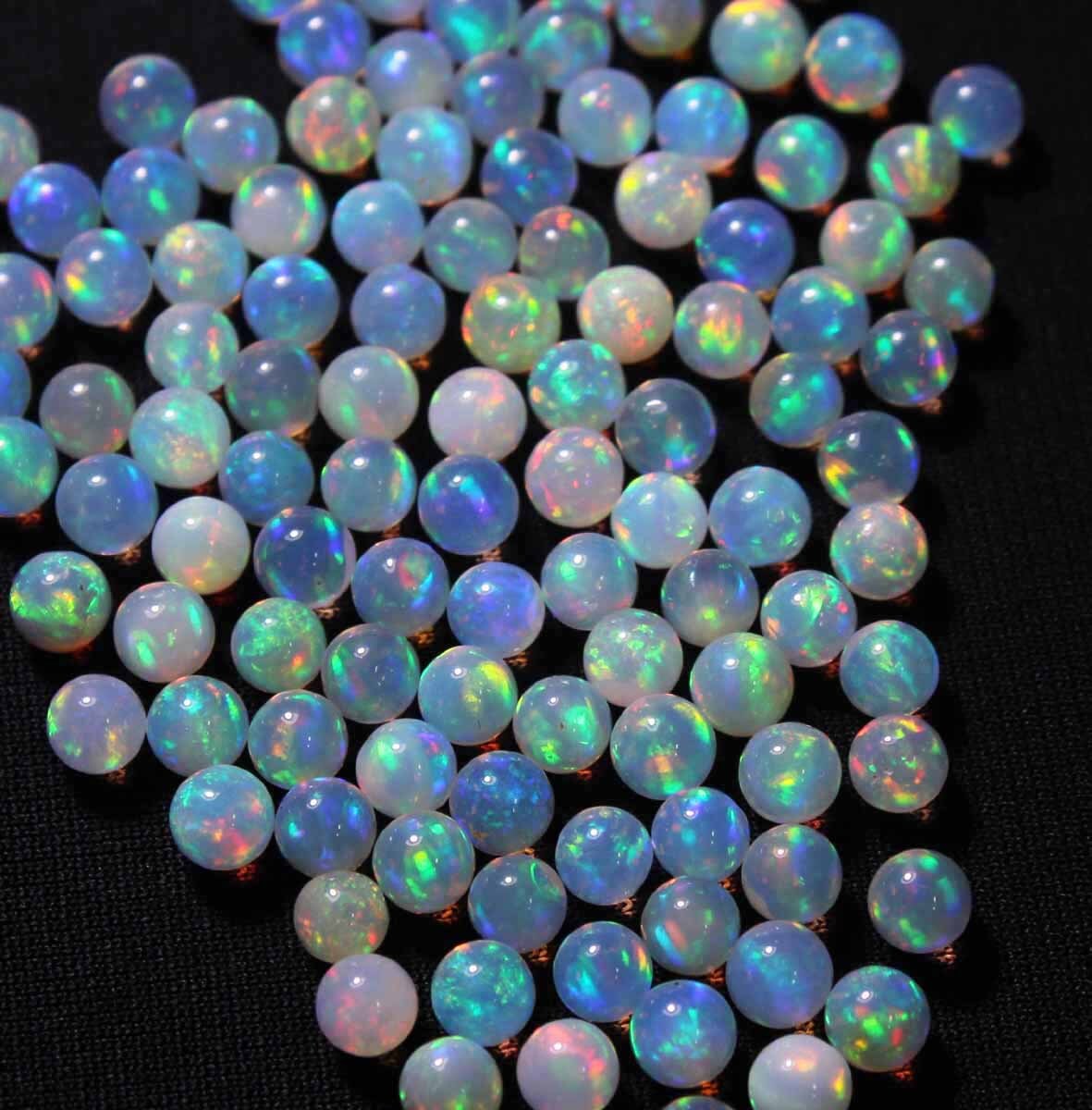 AAA Grade Opal Beads Drilled Opal Balls Beads Loose Opal - Etsy