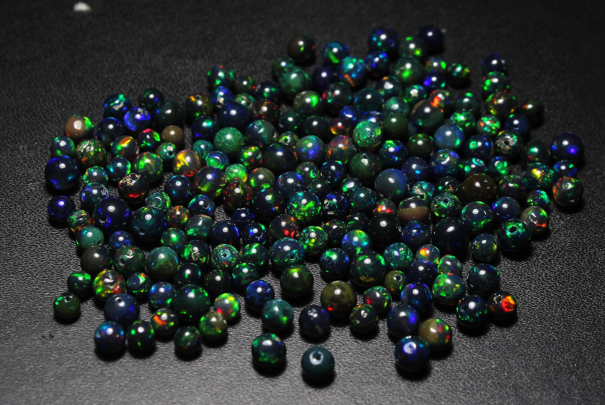 AAA Grade Opal Opal Balls Beads Loose Black Opal Balls - Etsy