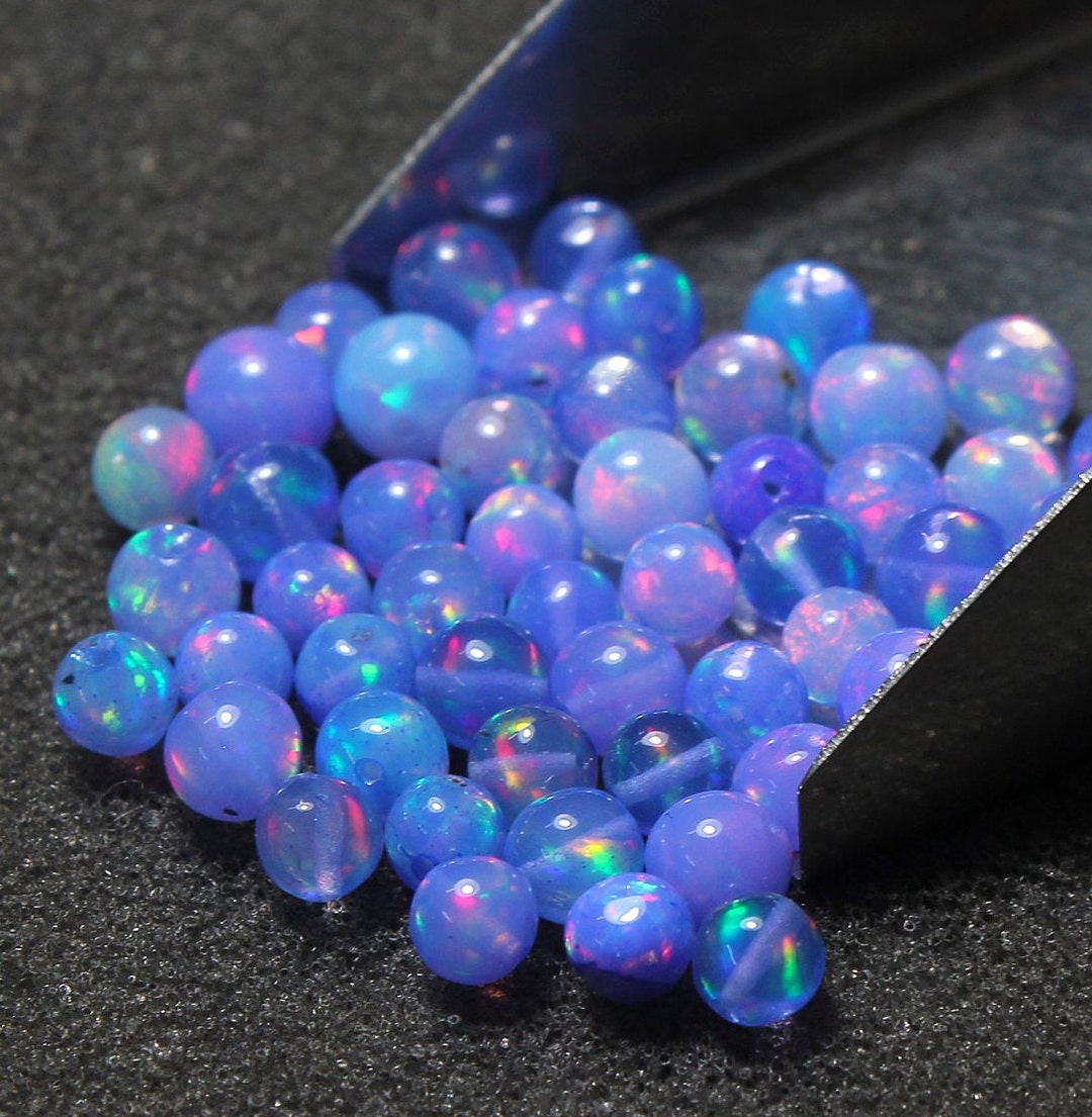 AAA Grade Opal Beads Drilled, Opal Balls Beads, Loose Opal Balls ...