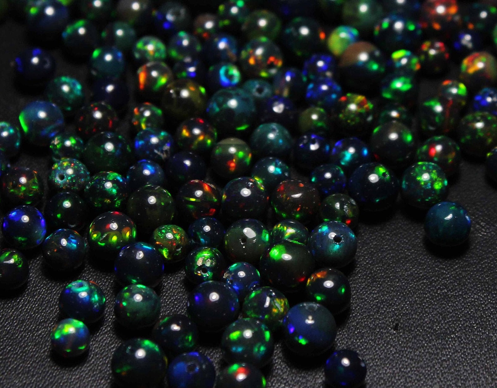 AAA Grade Opal Opal Balls Beads Loose Black Opal Balls - Etsy