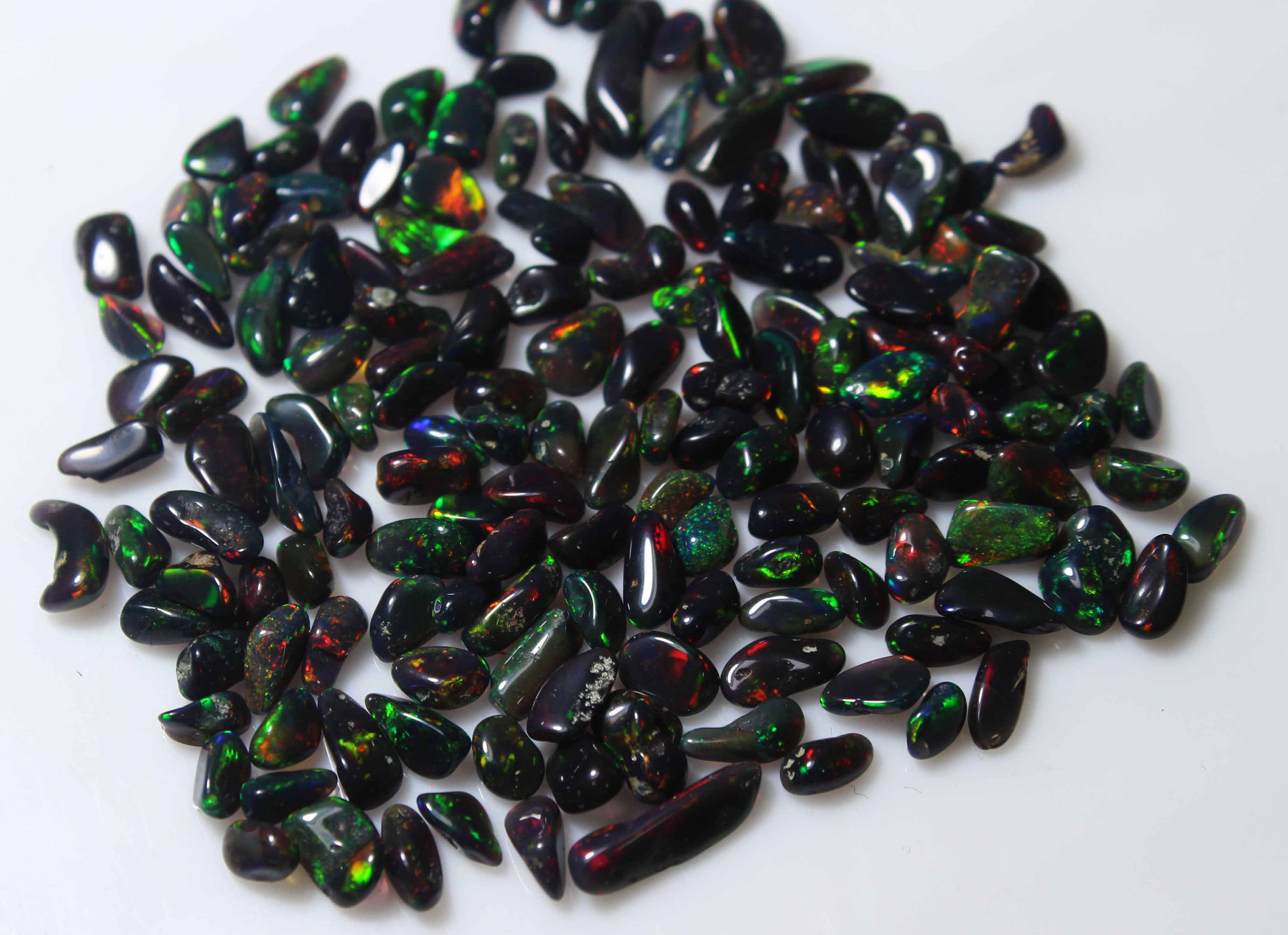 100 Pcs Welo Opalaaa Grade Opalopal Crystalblack Opal - Etsy