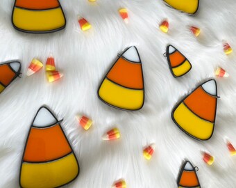 Stained Glass Candy Corn - Etsy