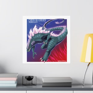 Kaiju Stylize - Evolved Matte Poster - Etsy