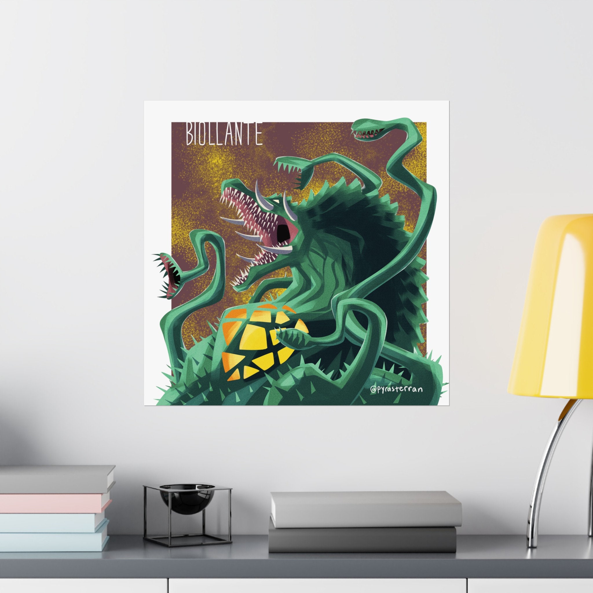 Kaiju Stylize - Rose Matte Poster - Etsy