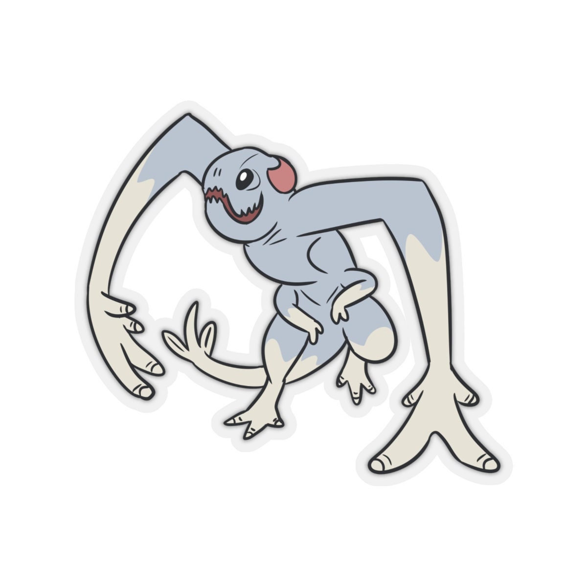 Kaiju Babies - Clover Kiss-cut Sticker - Etsy
