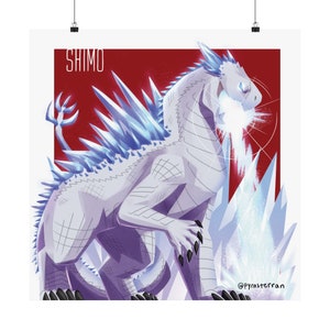 Kaiju Stylize - Ice Age Matte Poster - Etsy